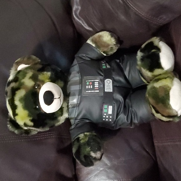 Build-A-Bear | Toys | Build A Bear Camo Gree Teddy Bear Star Wars Darth ...